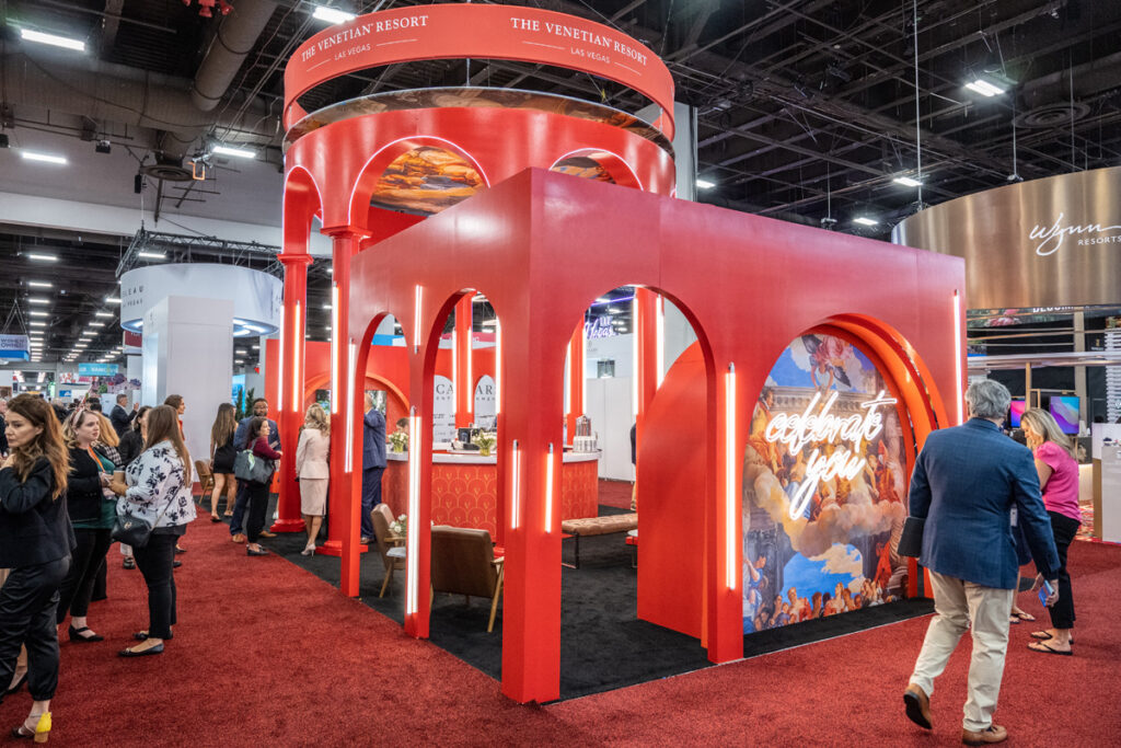 The Venetian Resort Exhibit Booth – fresh wata