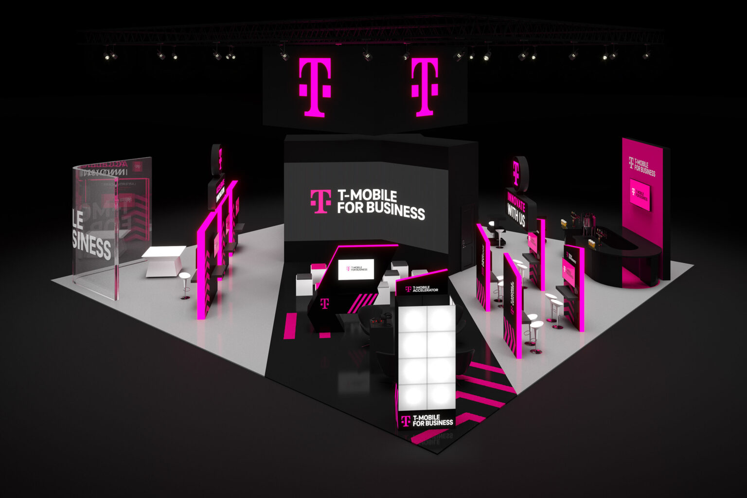 T-Mobile For Business 5G MWC Booth – fresh wata